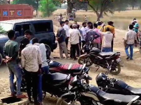 Biharwal Chauraha Chakka Jam | Mau Overload Vehicle Accident