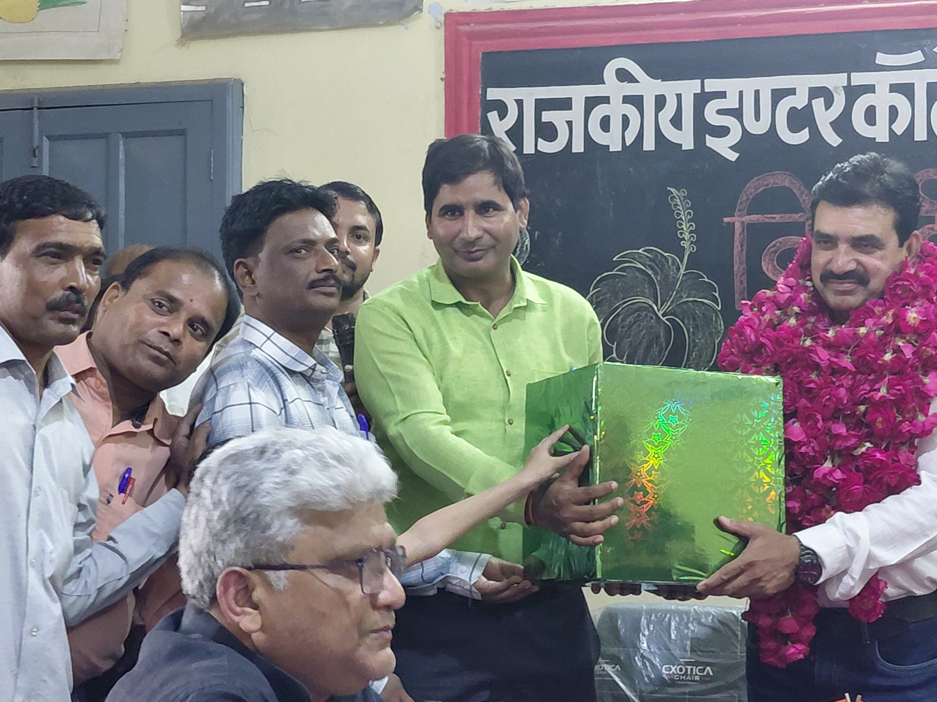 Shahabad Govt Inter College Farewell | Nazmat Ali 30 Years Service Honored