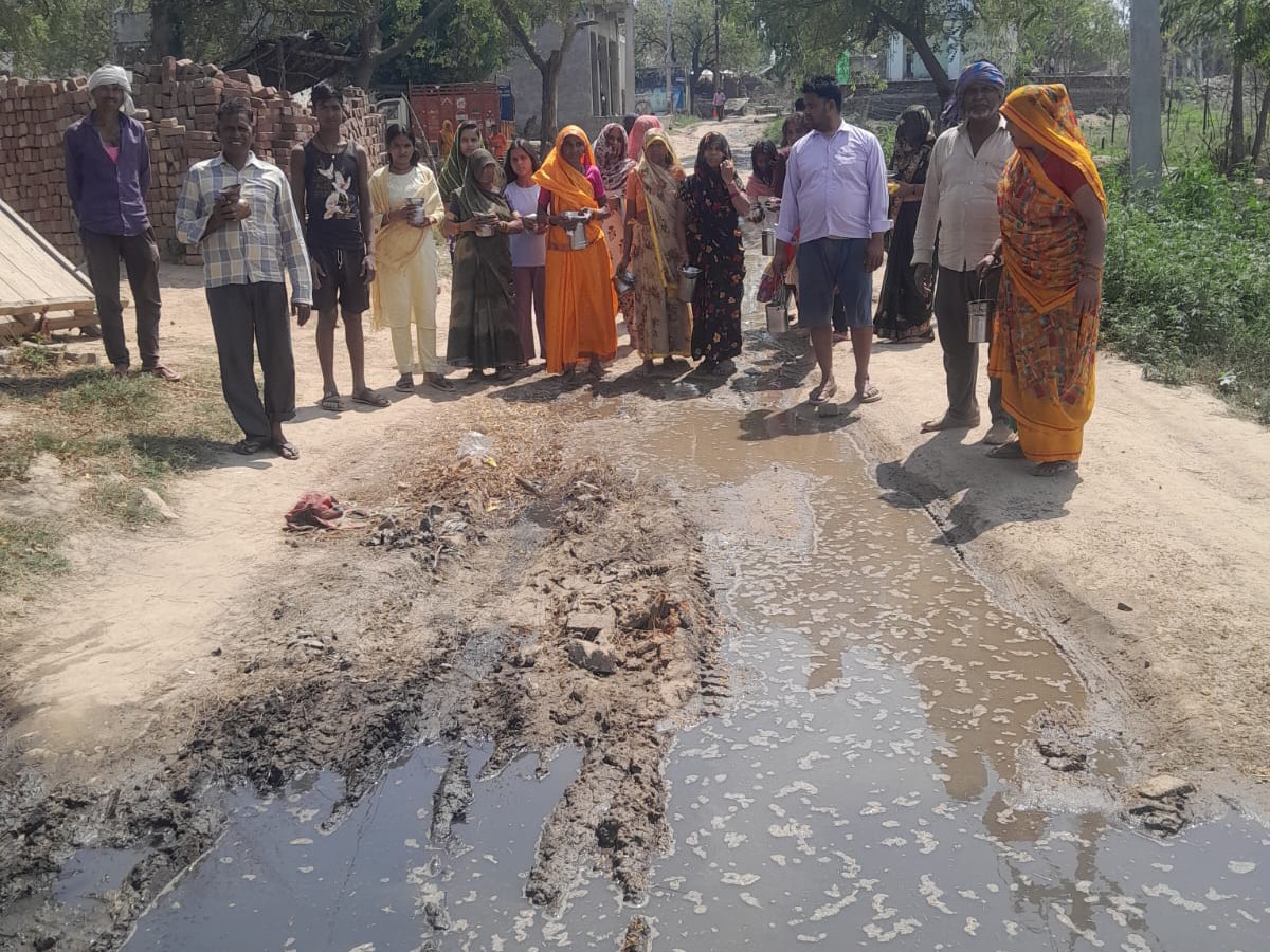 Atrauli Assembly Road Kondoli to Chamad Mandir Badhal; Locals Demand
