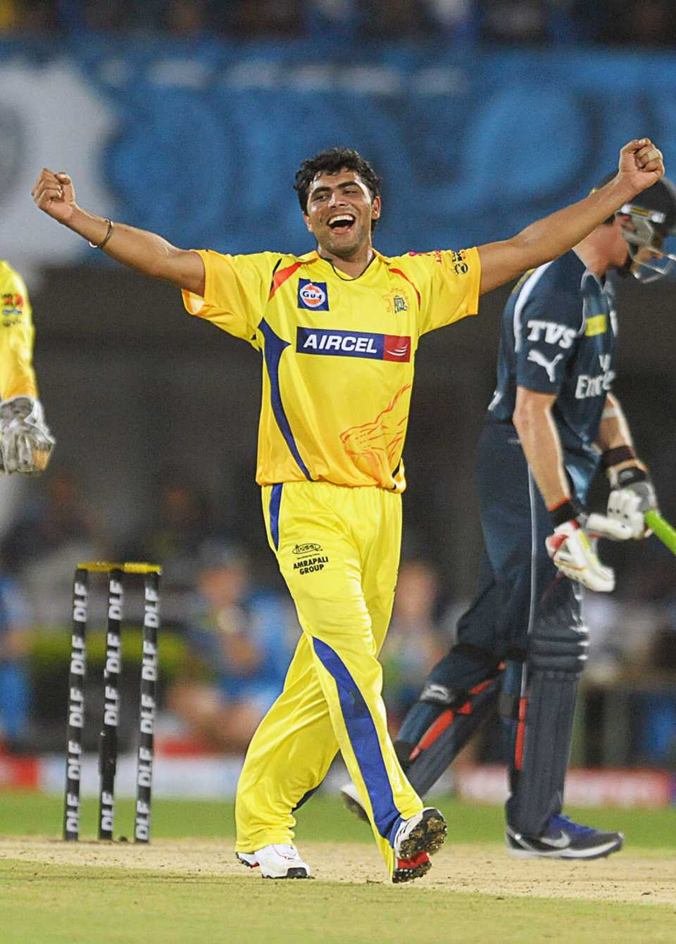 Ravindra Jadeja CSK Logo Kiss After Rajasthan Royals Win