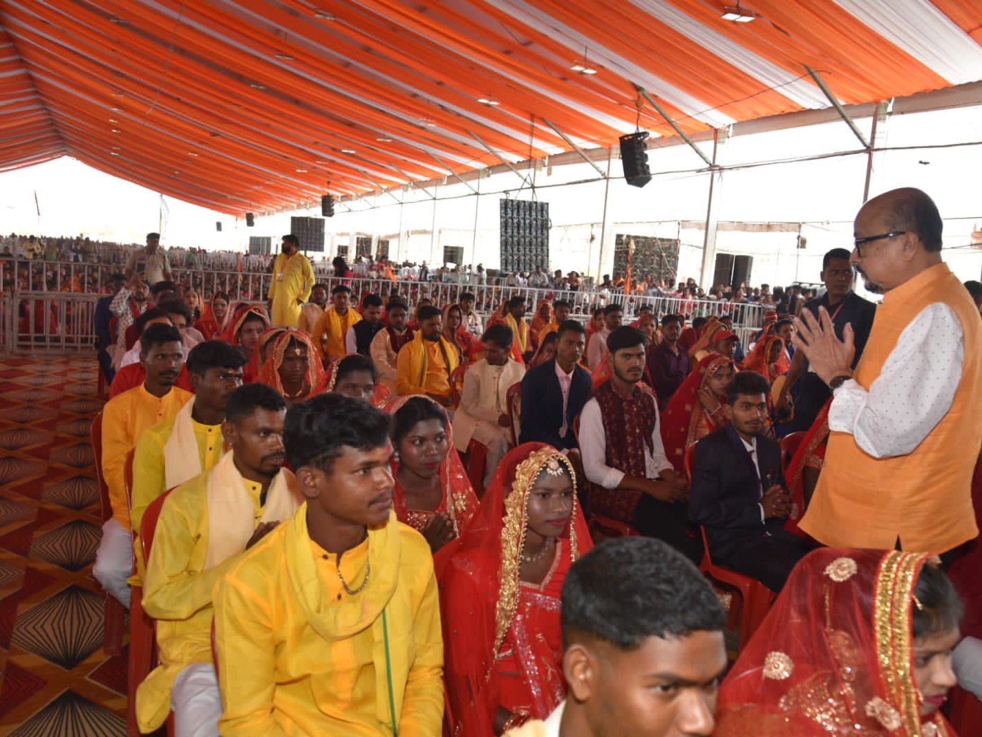 Korba Governor Raman Deka Attends 108 Kanya Mass Marriage | Hanumat ...
