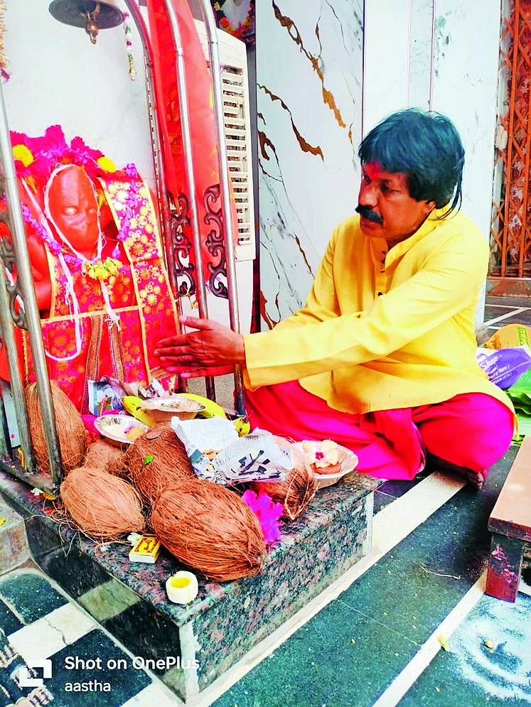 Hanuman Jayanti celebrated at Mahamaya Temple
