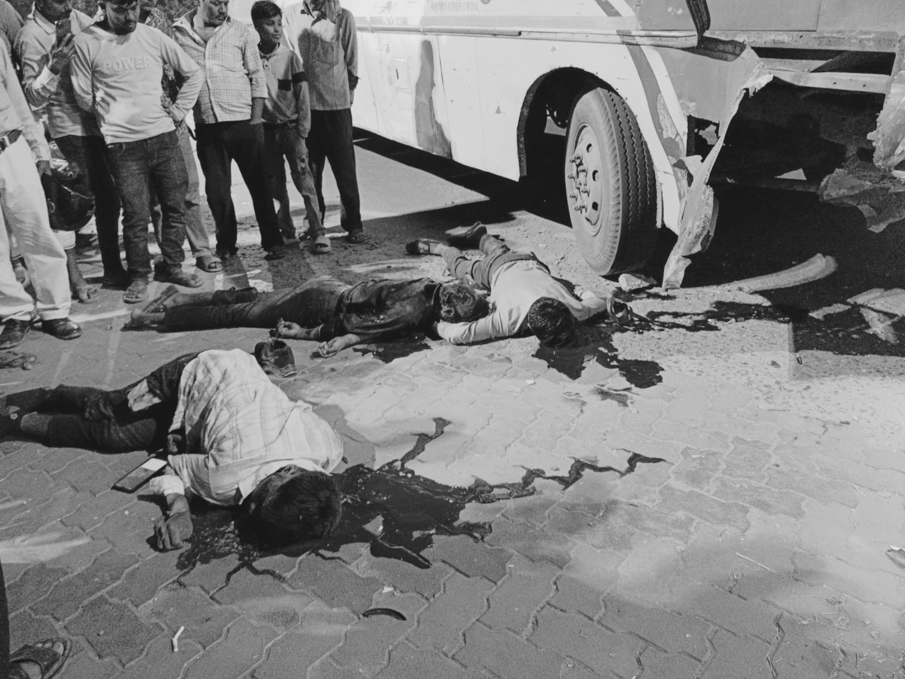 Maharajganj Bus-Bike Collision: Three Killed