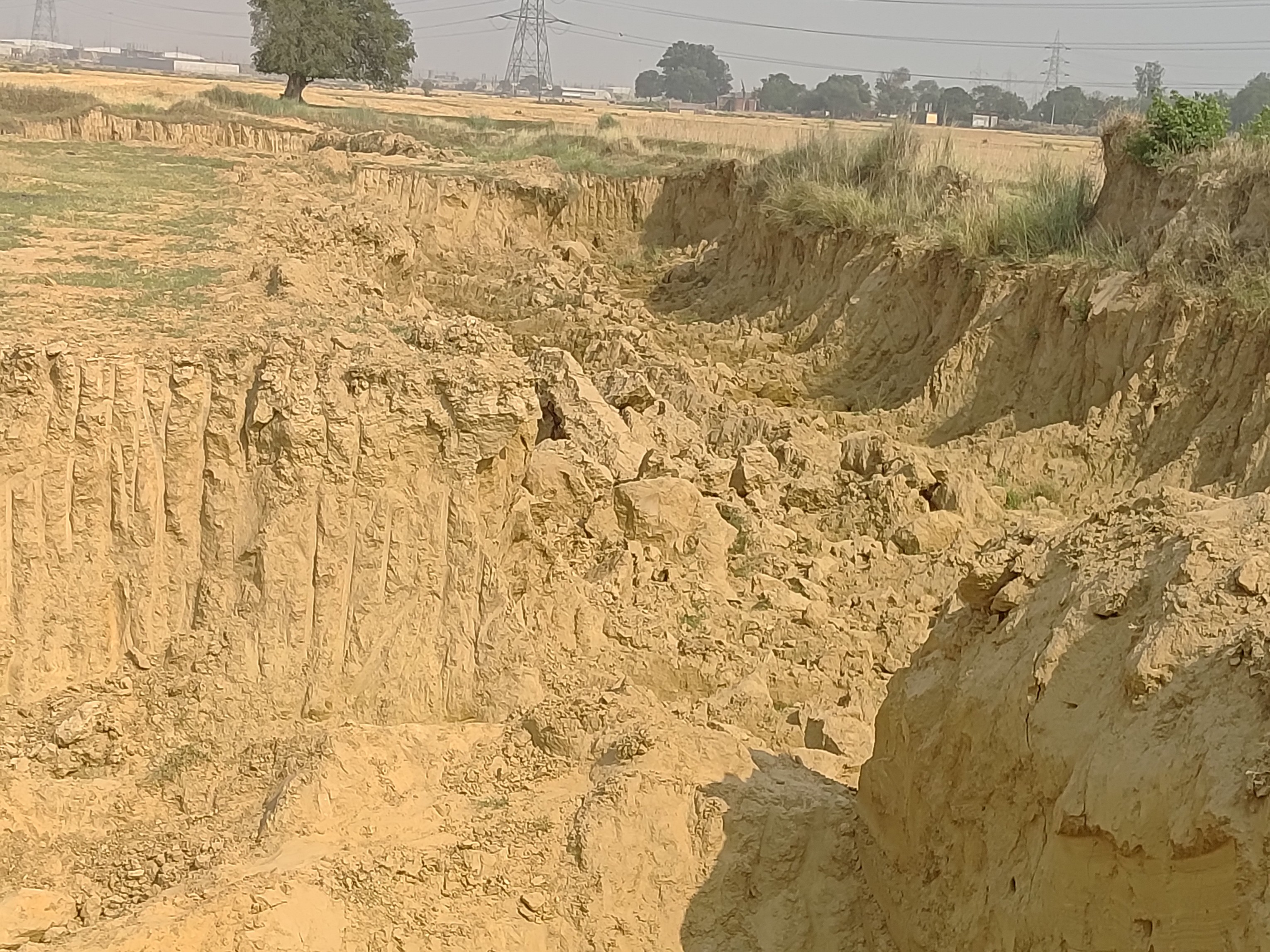GIDA Land Mining Mafia Occupation | UP Officials Unaware
