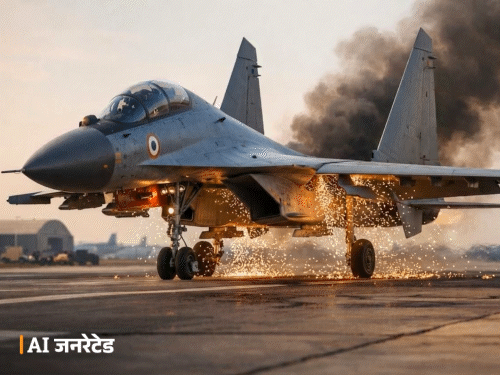 Pune Airport Runway; IAF Plane Hard Landing Incident | Sukhoi-30 MKI