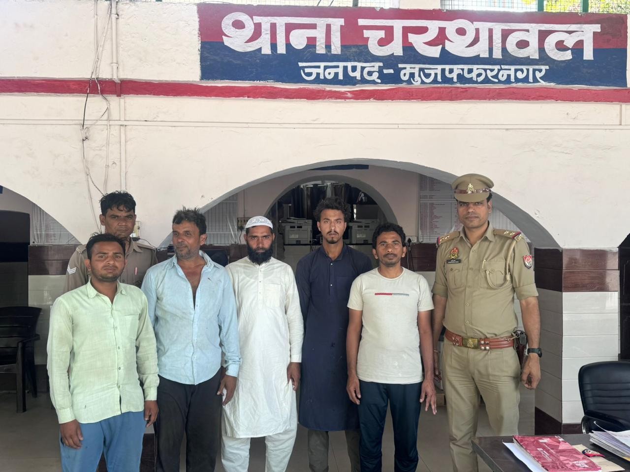 Charthawal Police Muzaffarnagar Arrests 5 For Breaching Peace