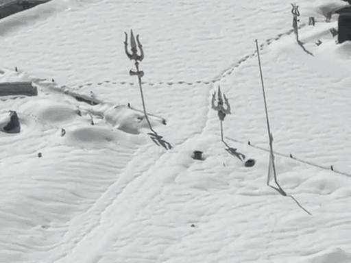 Kedarnath Temple Gates Open April 22; Pilgrims Pass 5-Ft Snow Tunnel