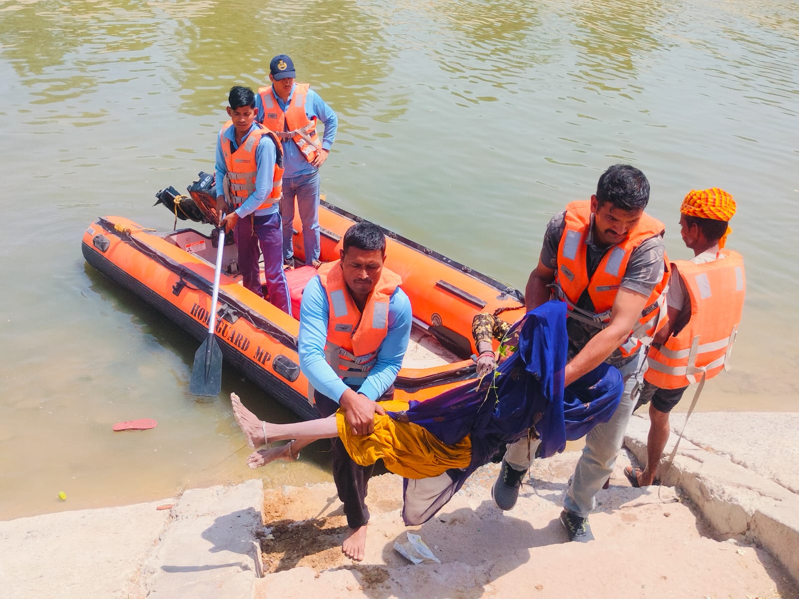 Murena SDRF Rescue: Womans Body Recovered from Canal