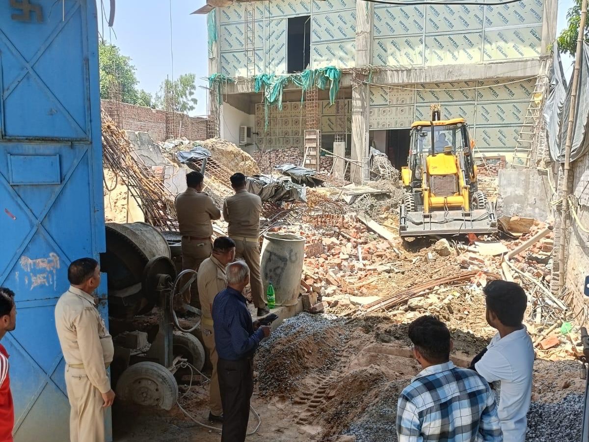 GDA Bulldozer Action | Ghaziabad Illegal Colonies Demolished