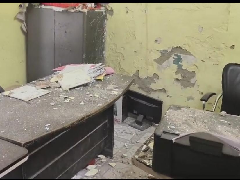 Banakti PHC Computer Room Accident: Plaster Falls, Equipment Damaged