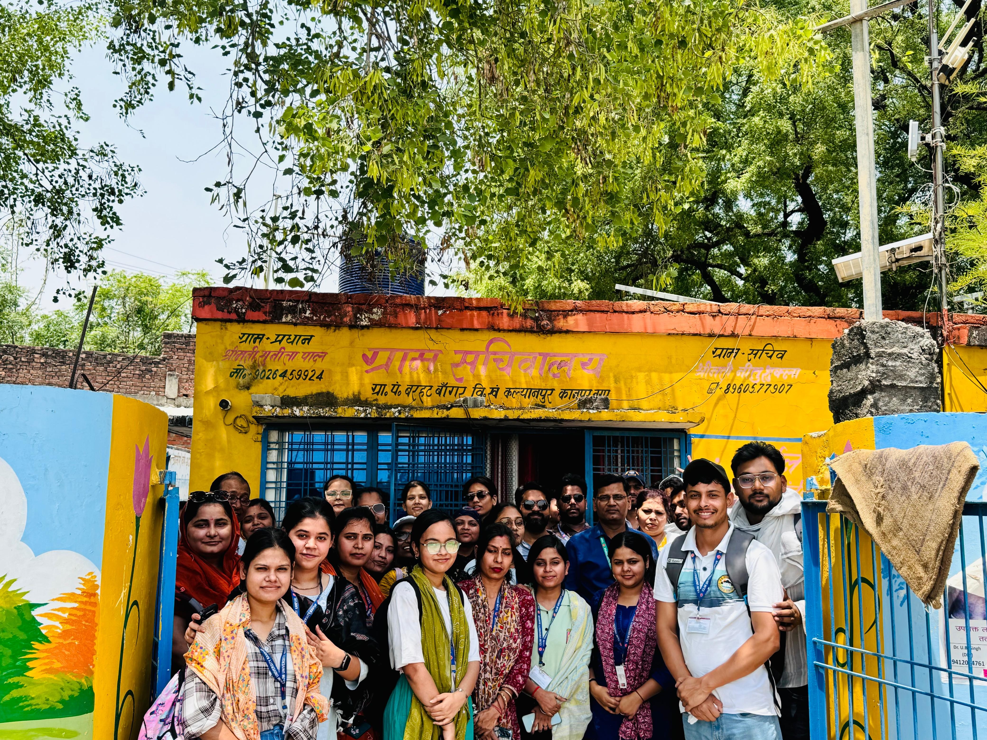 CSJMU Students Map Village Development Using Mapping Tech