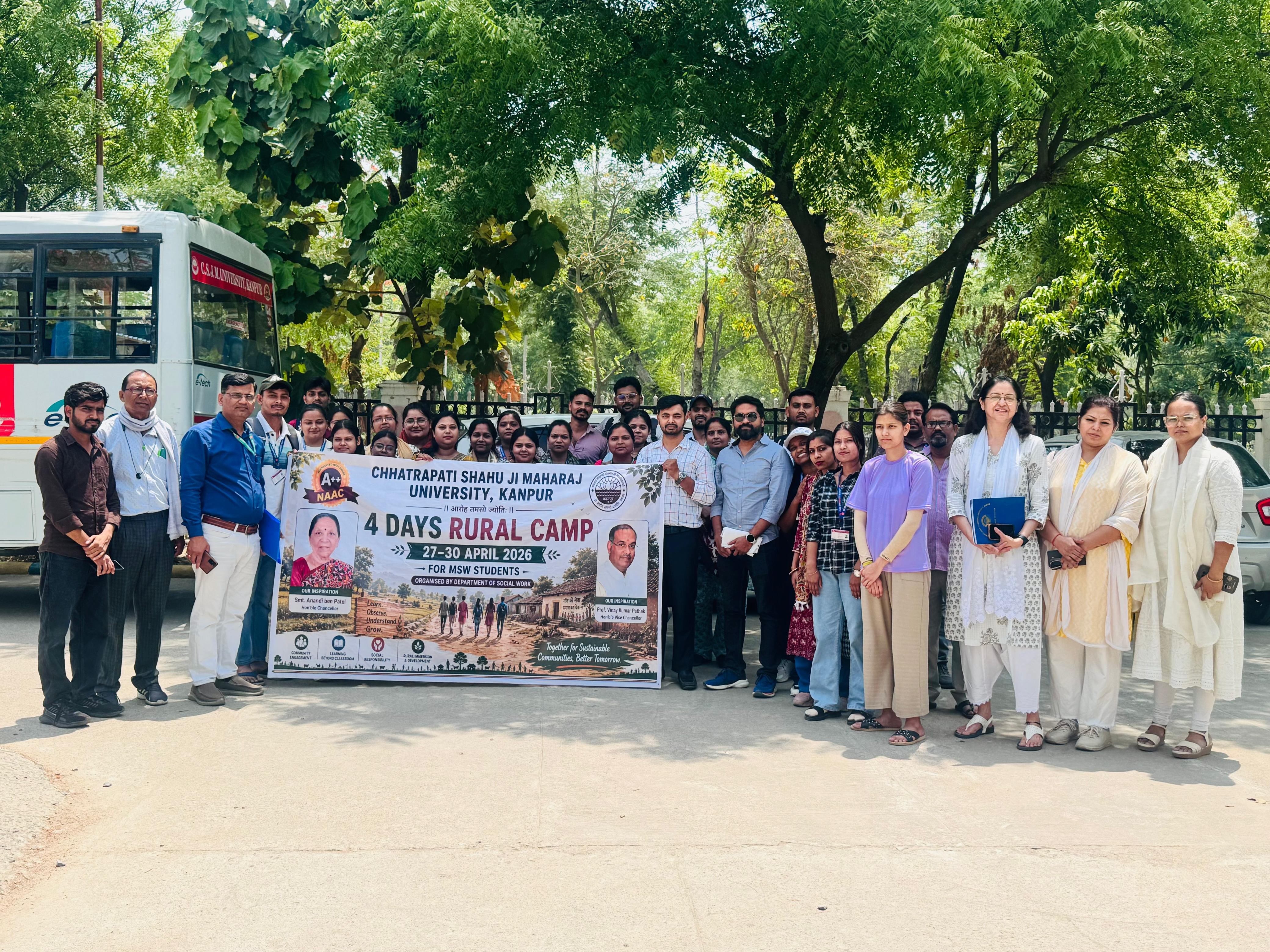 CSJMU Students Map Village Development Using Mapping Tech