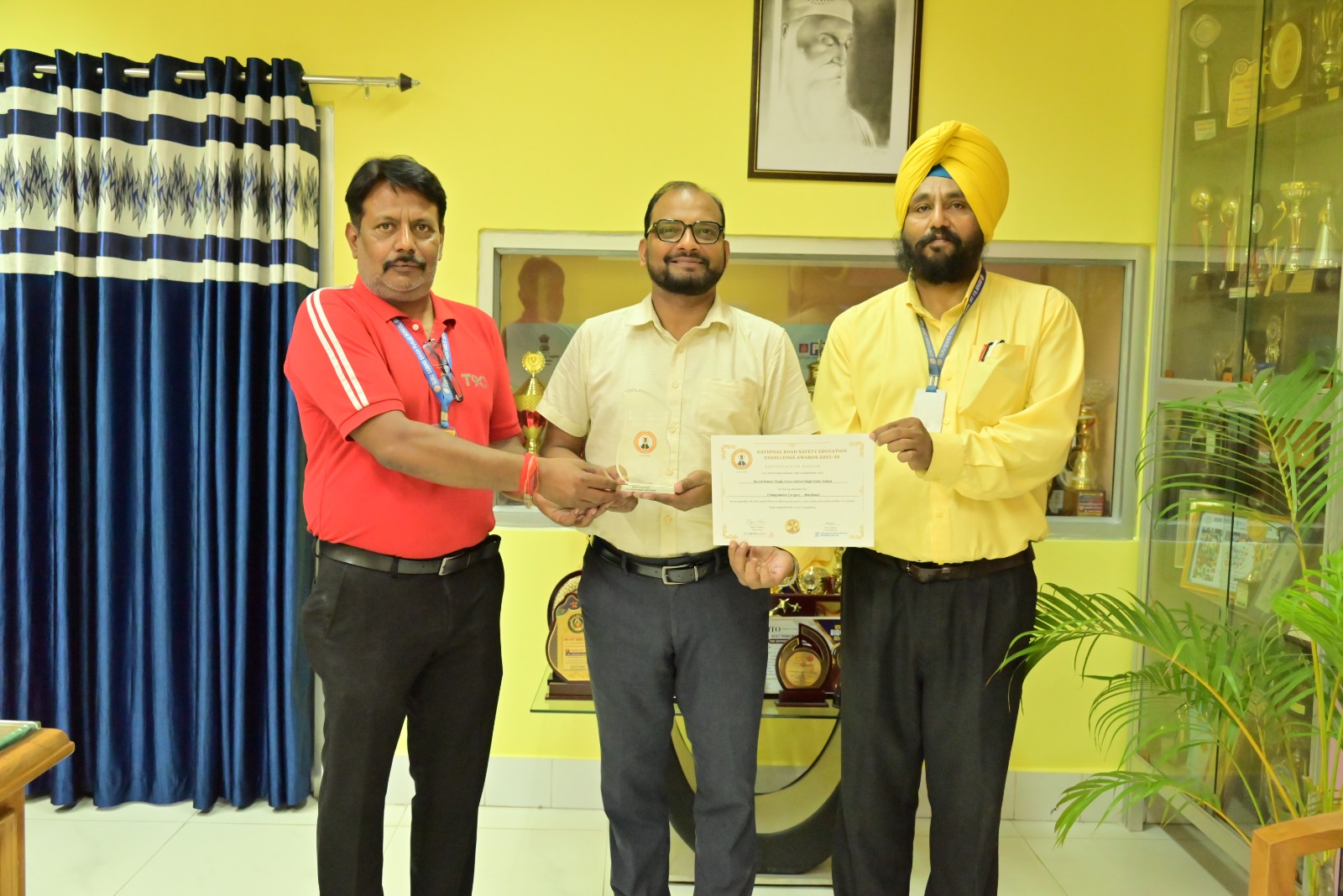 Two teachers received Excellence Awards