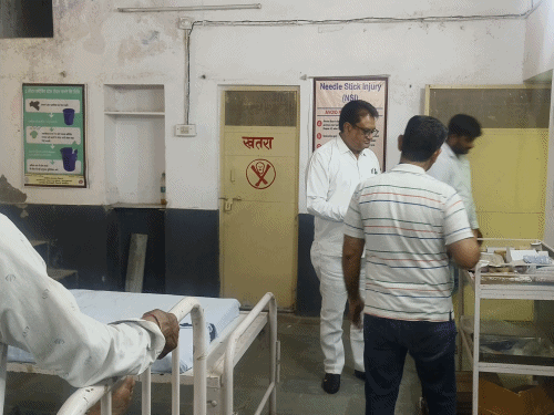 Nagaur CMHO Directs Heatwave Management & HPV Vaccination at Padukalan CHC
