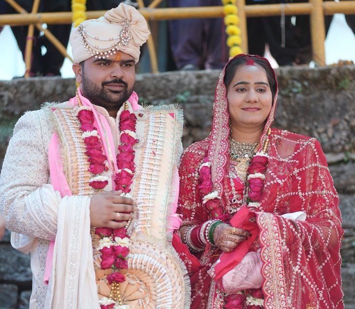 bahadurgarh MLA Rajesh Joon Son Sachin Wedding | Triyugi Narayan Temple