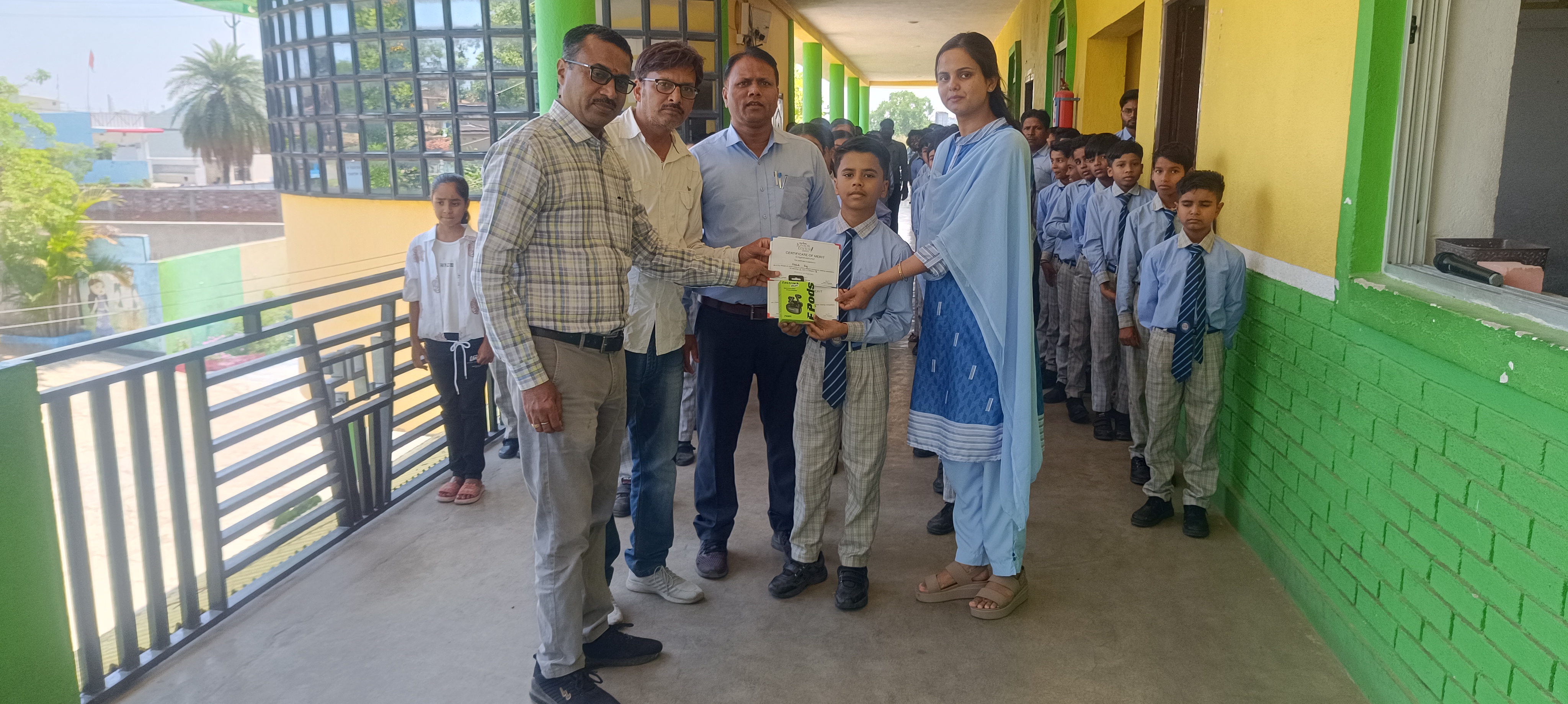 Alia of LPS got first rank, Abhik got second rank and Bhaskar of SVM ...
