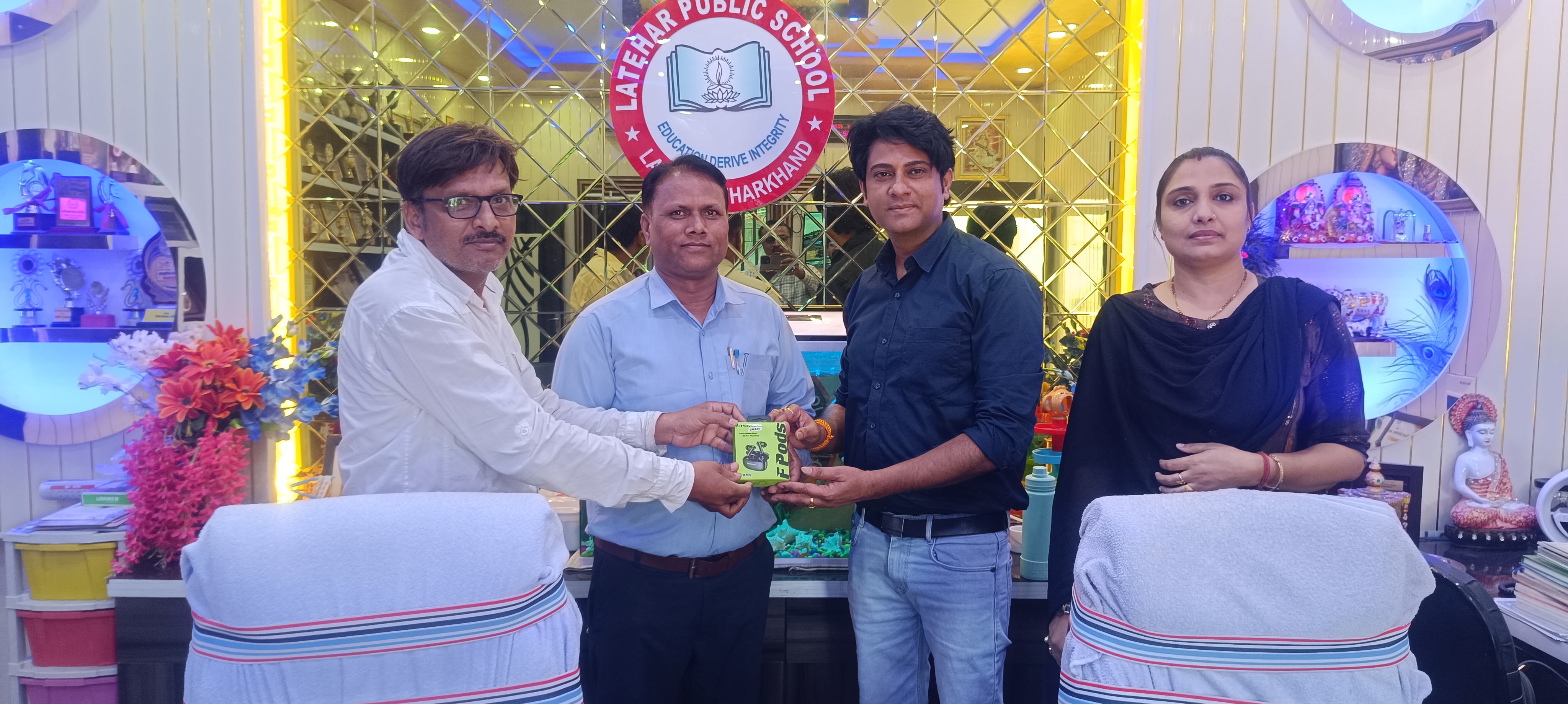 Alia of LPS got first rank, Abhik got second rank and Bhaskar of SVM ...