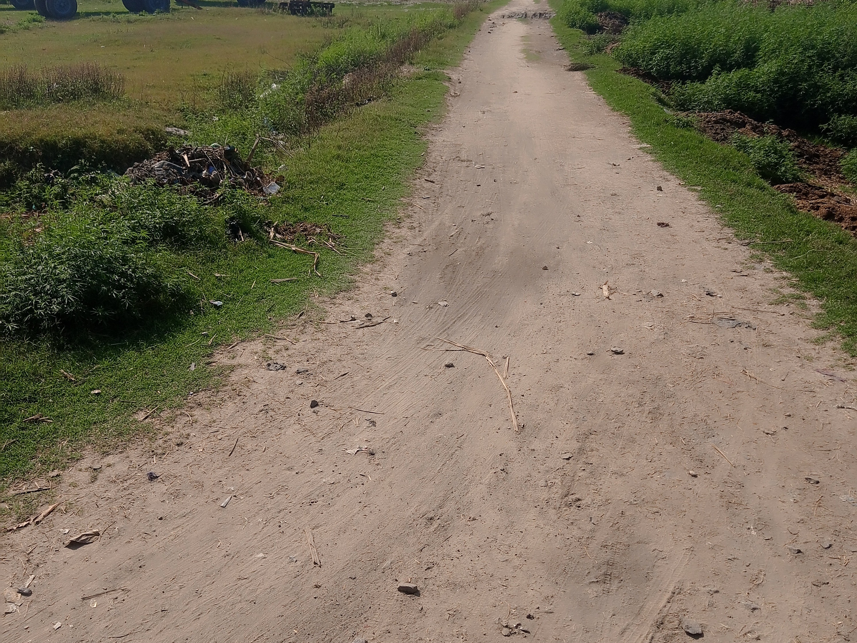 Lakhimpur Kheri Villagers Demand Paved Road to Drain