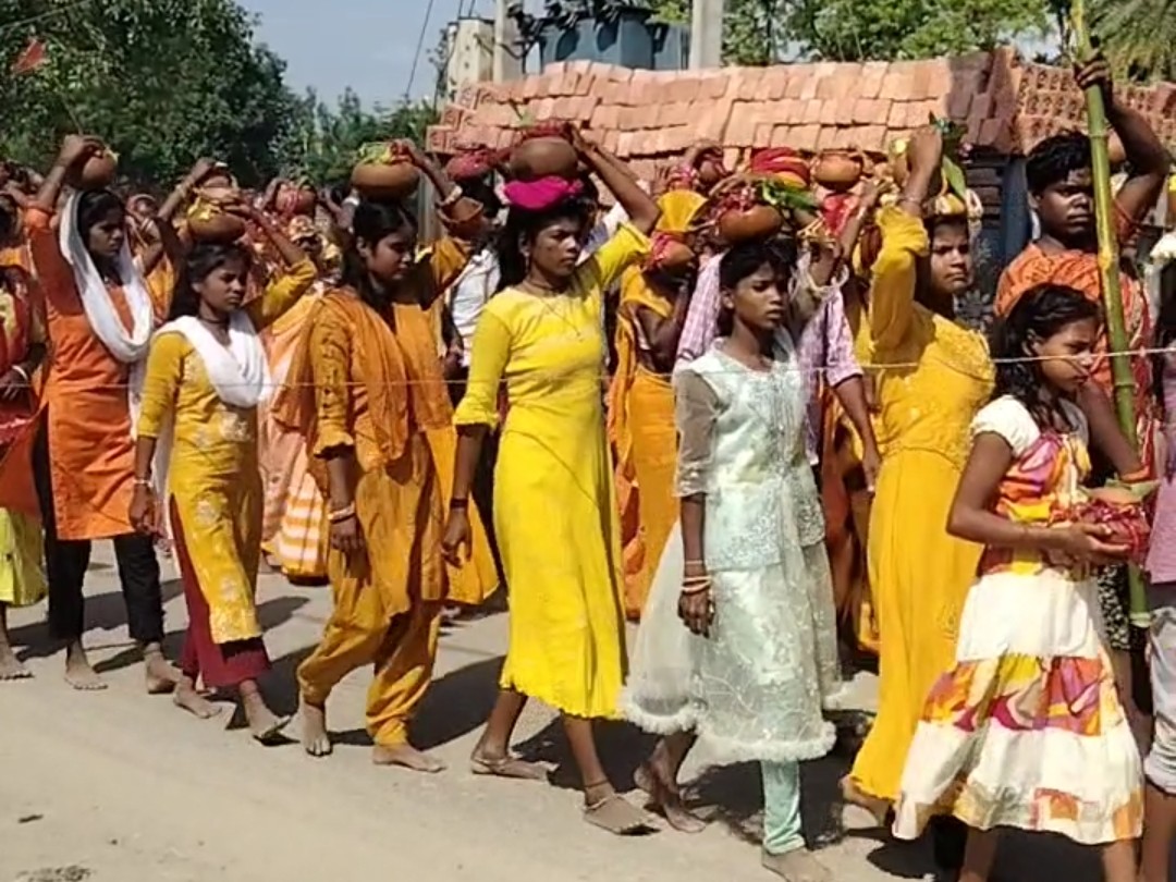 Motipur Shrimad Bhagwat Katha Inauguration | Kalash Yatra Begins