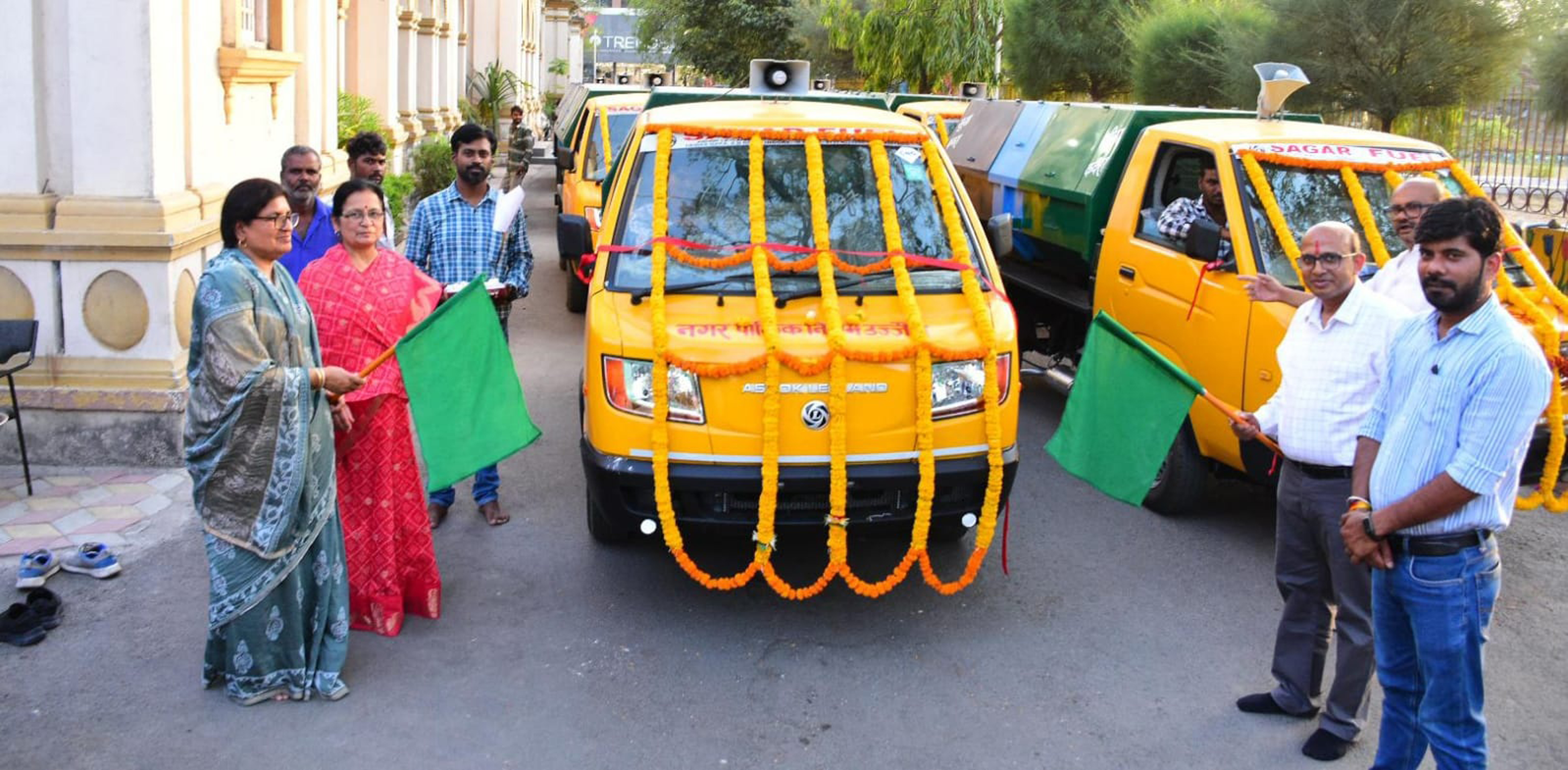 7 new garbage collection vehicles worth Rs 63 lakh flagged off