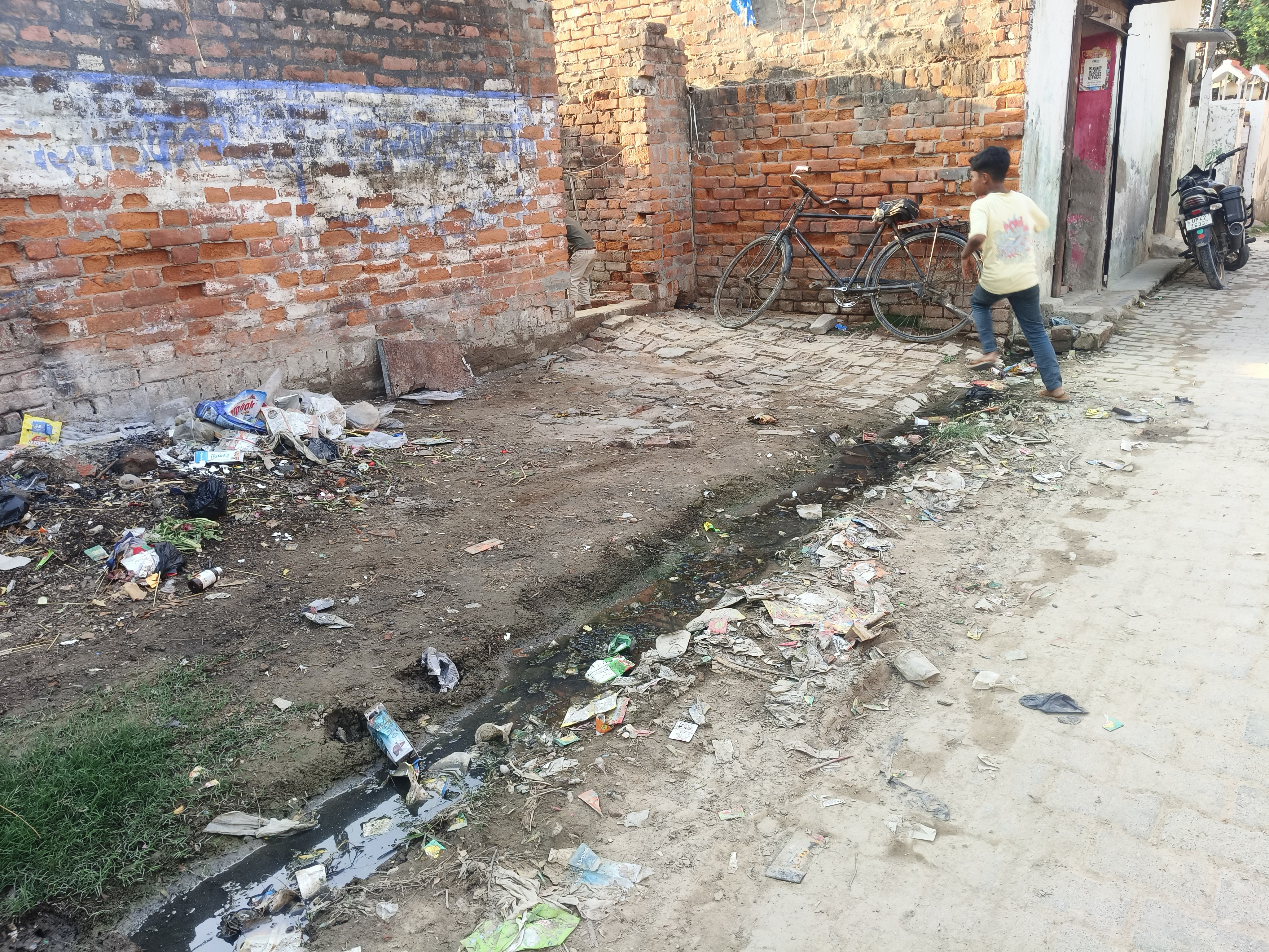 Milkypur Village Road Turns Swamp | Drainage Problem Causes Accident Risk