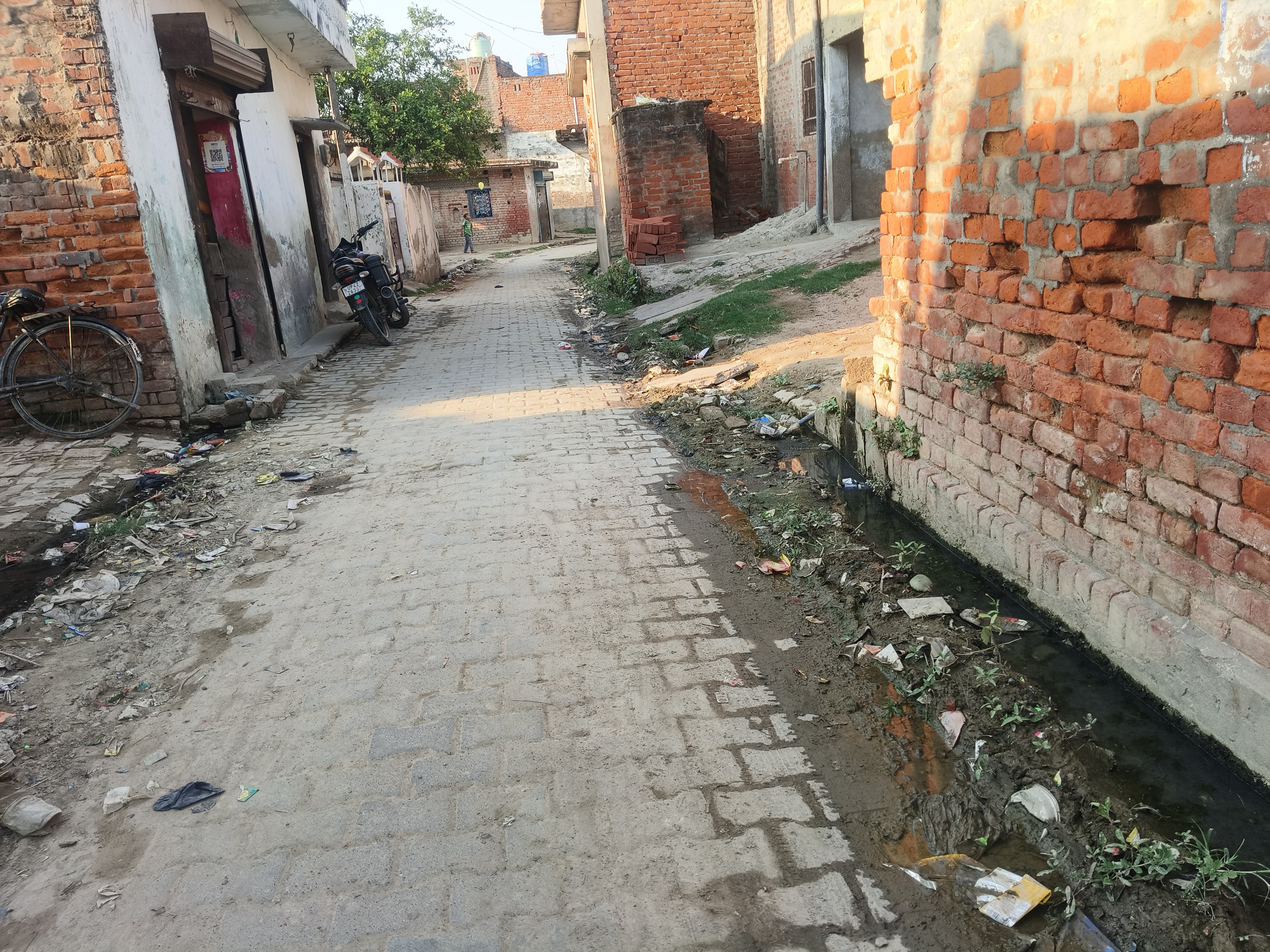 Milkypur Village Road Turns Swamp | Drainage Problem Causes Accident Risk