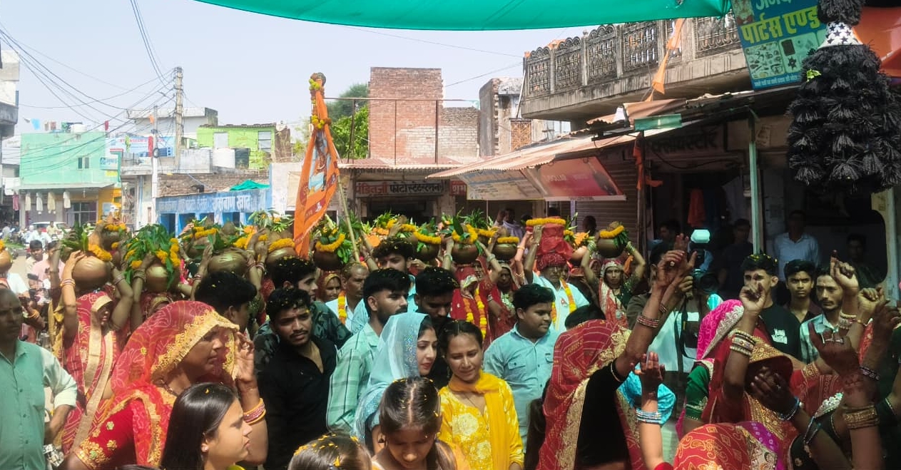 Kalash Yatra started from Sitaramji Temple