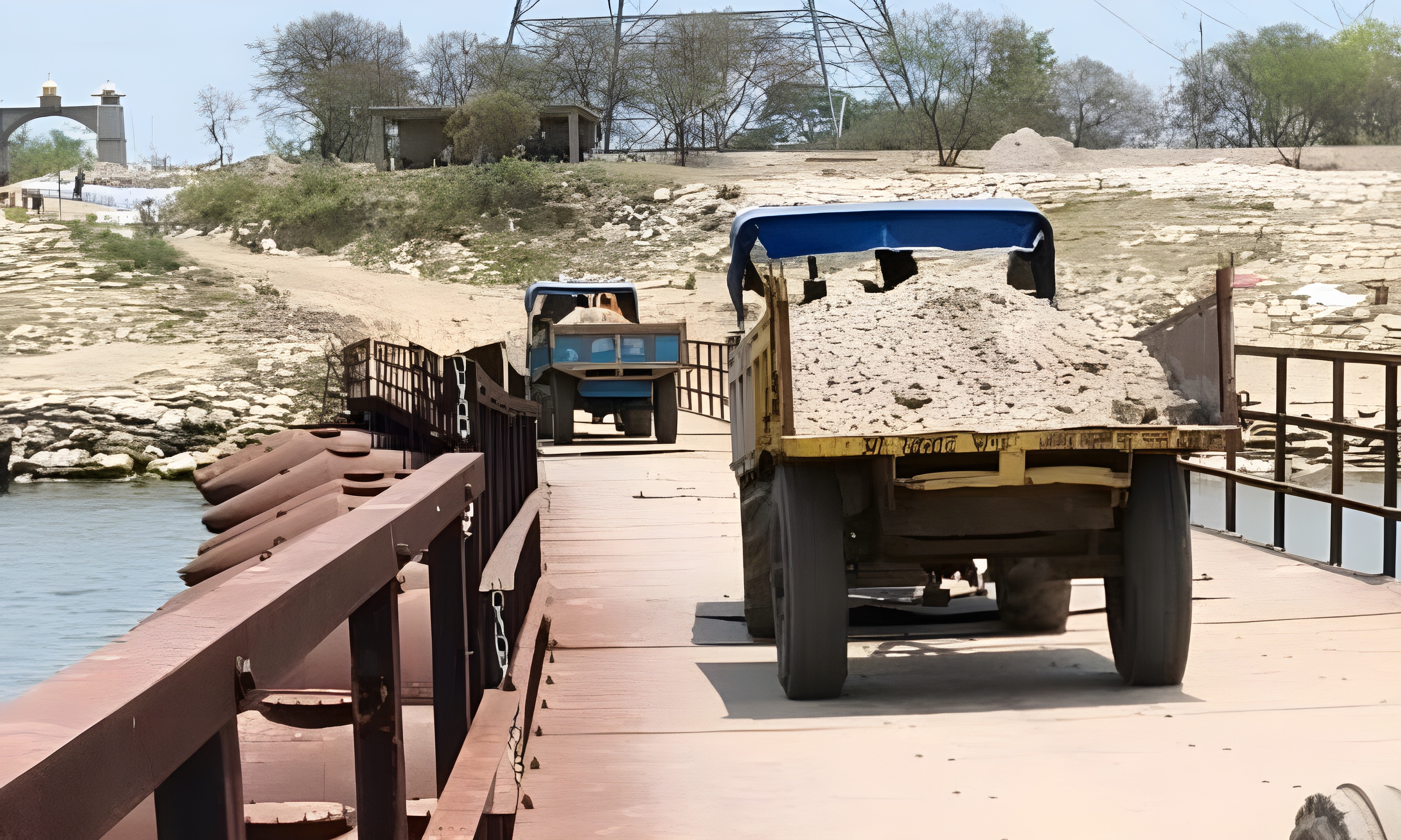 Pipapul is dilapidated due to the operation of overloaded vehicles