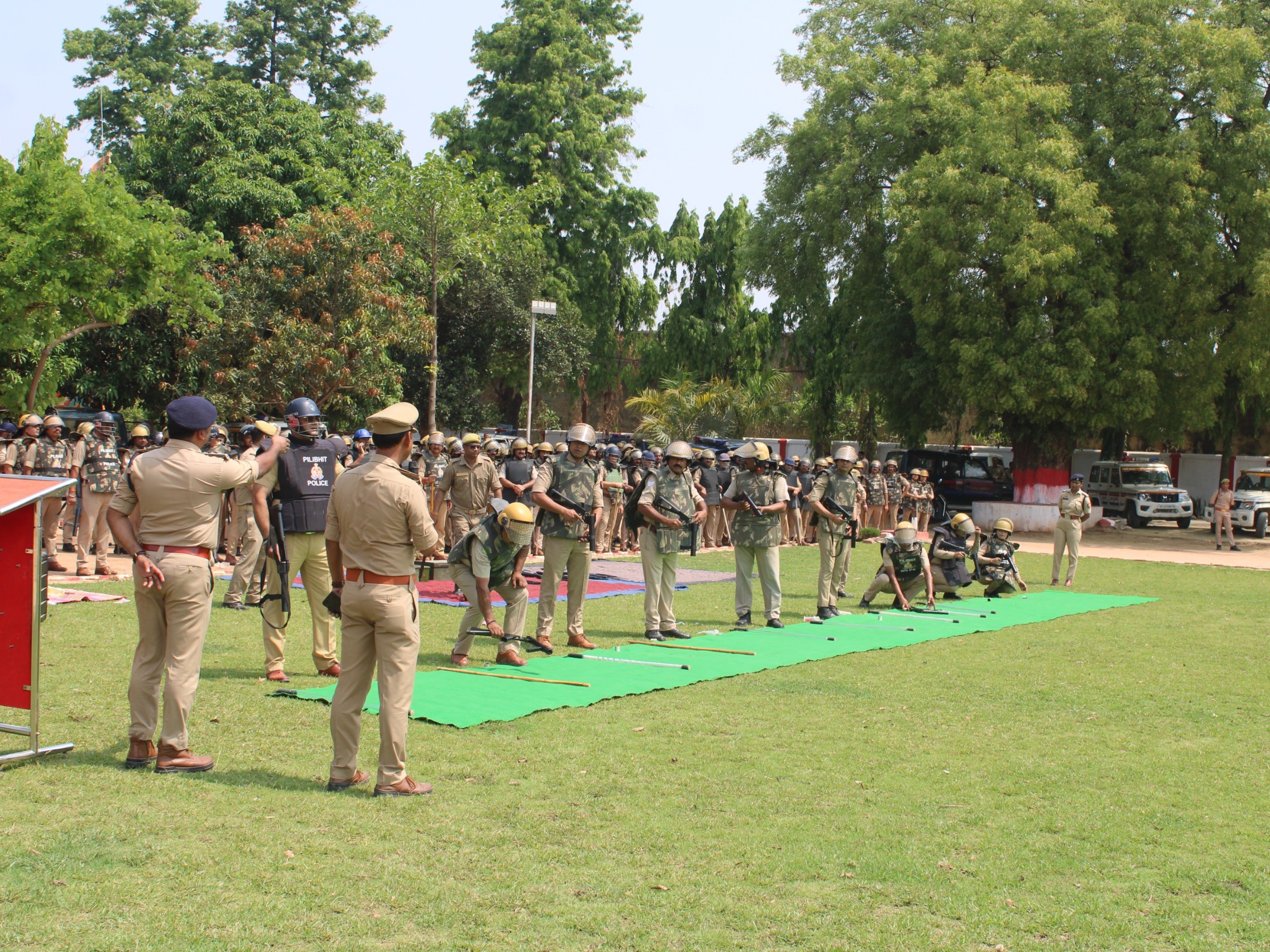 Pilibhit Police Riot Control Drill | Crowd Handling Strategies Taught