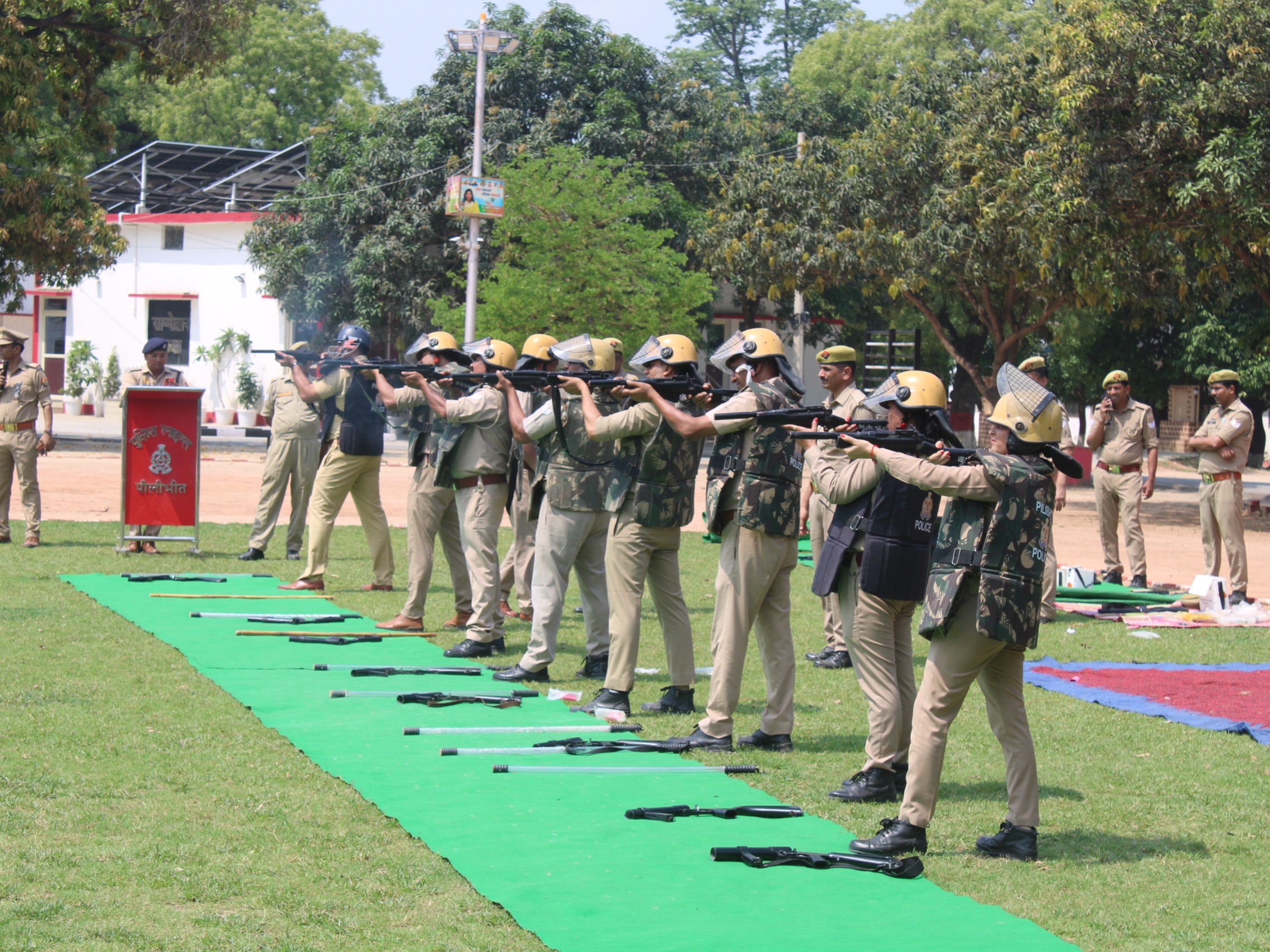 Pilibhit Police Riot Control Drill | Crowd Handling Strategies Taught
