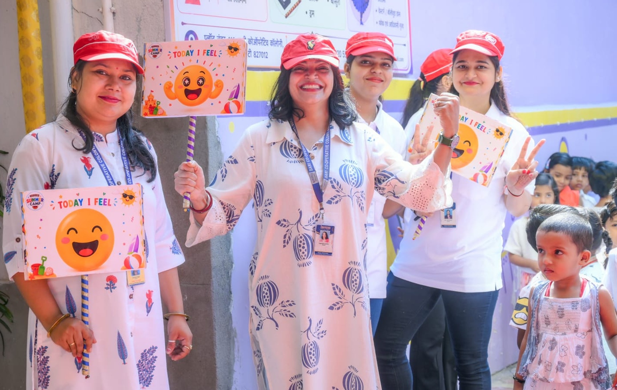 Summer camp begins at Kidzee Preschool, excitement among children