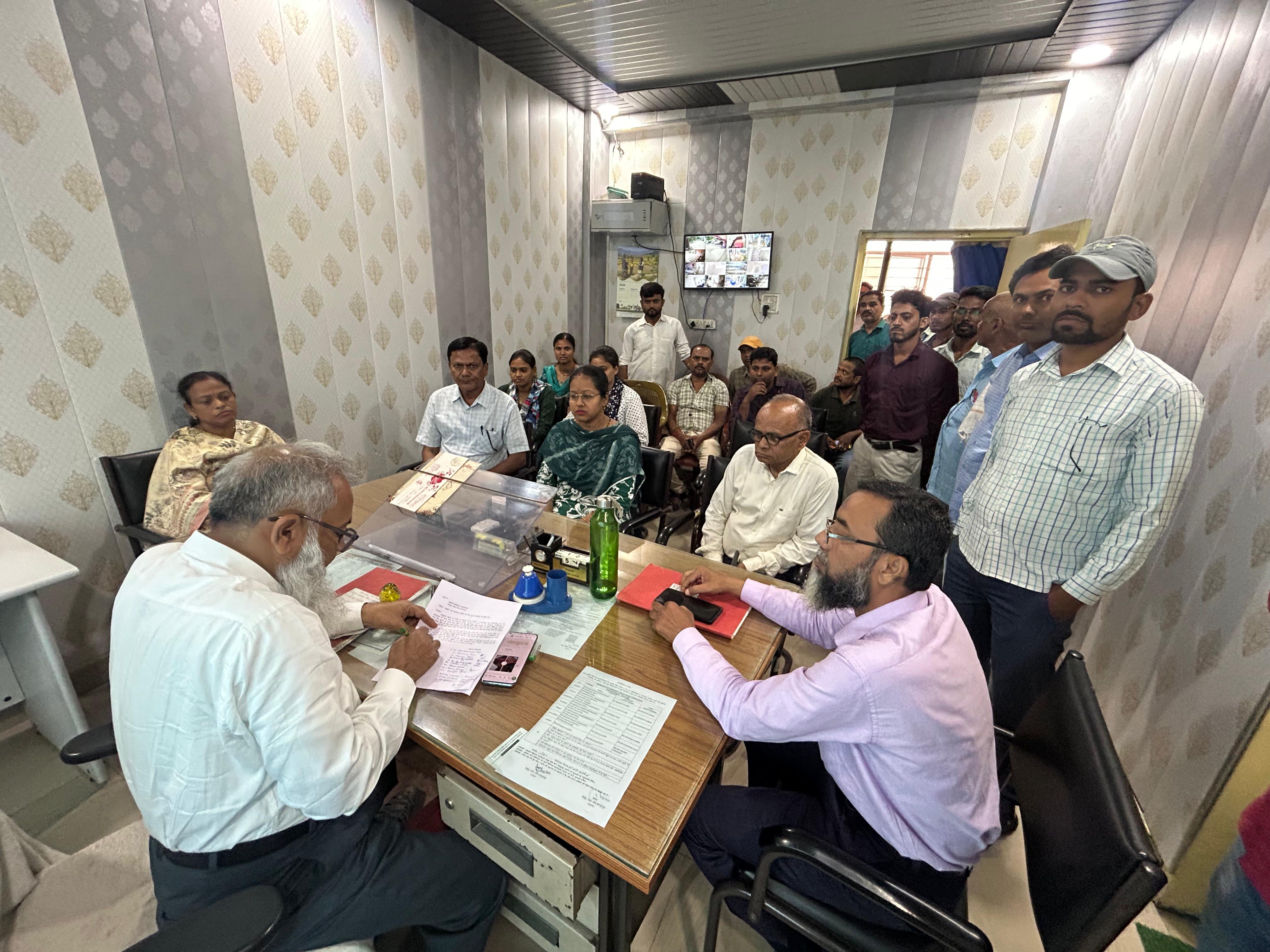 Health services at Bahadurpur CHC were disrupted for five hours, with ...