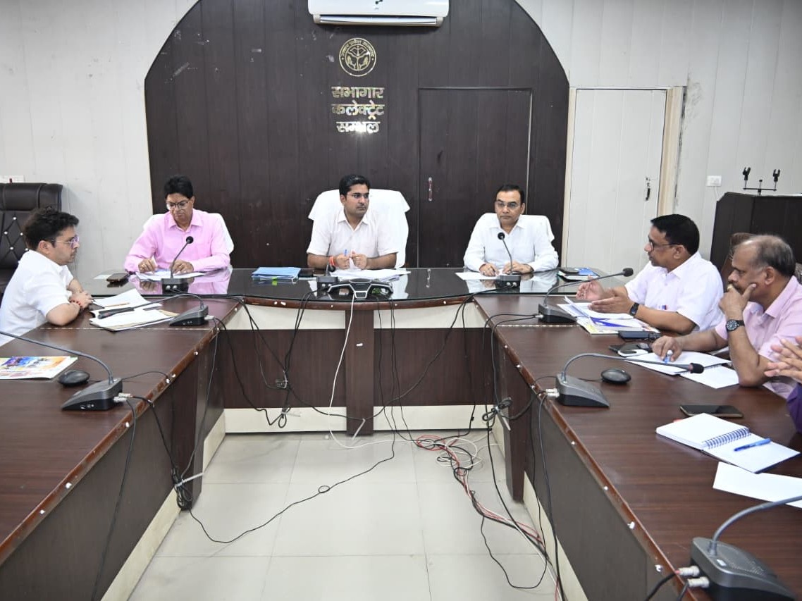Sambhal DM Reviews Aspirational Blocks Progress | Asmoli Gunnaur ...