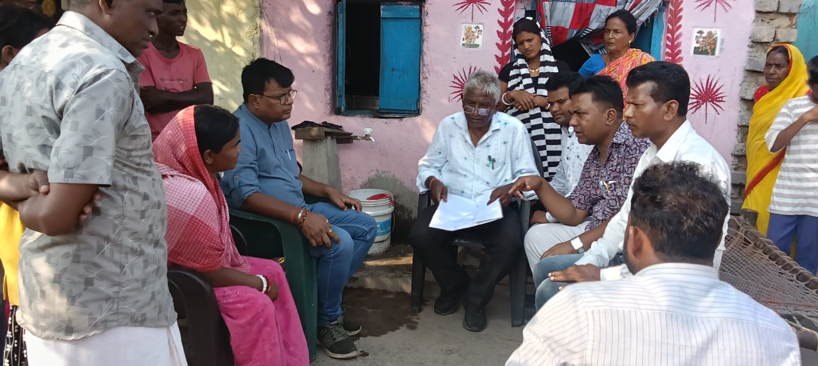 Medical team reached the house of a woman suffering from serious ...