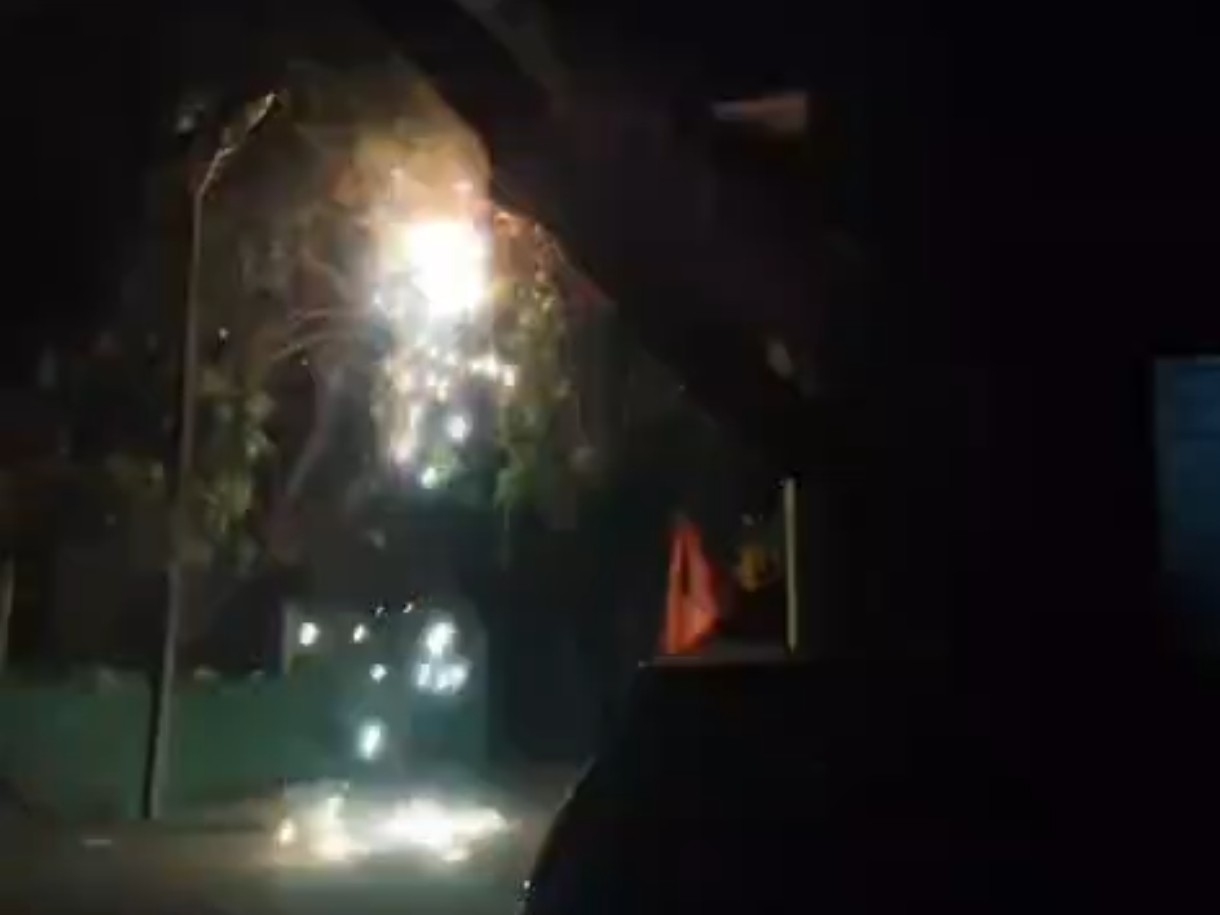 Narasinghgarh Power Cable Sparking | Fire, Outage Disrupts City