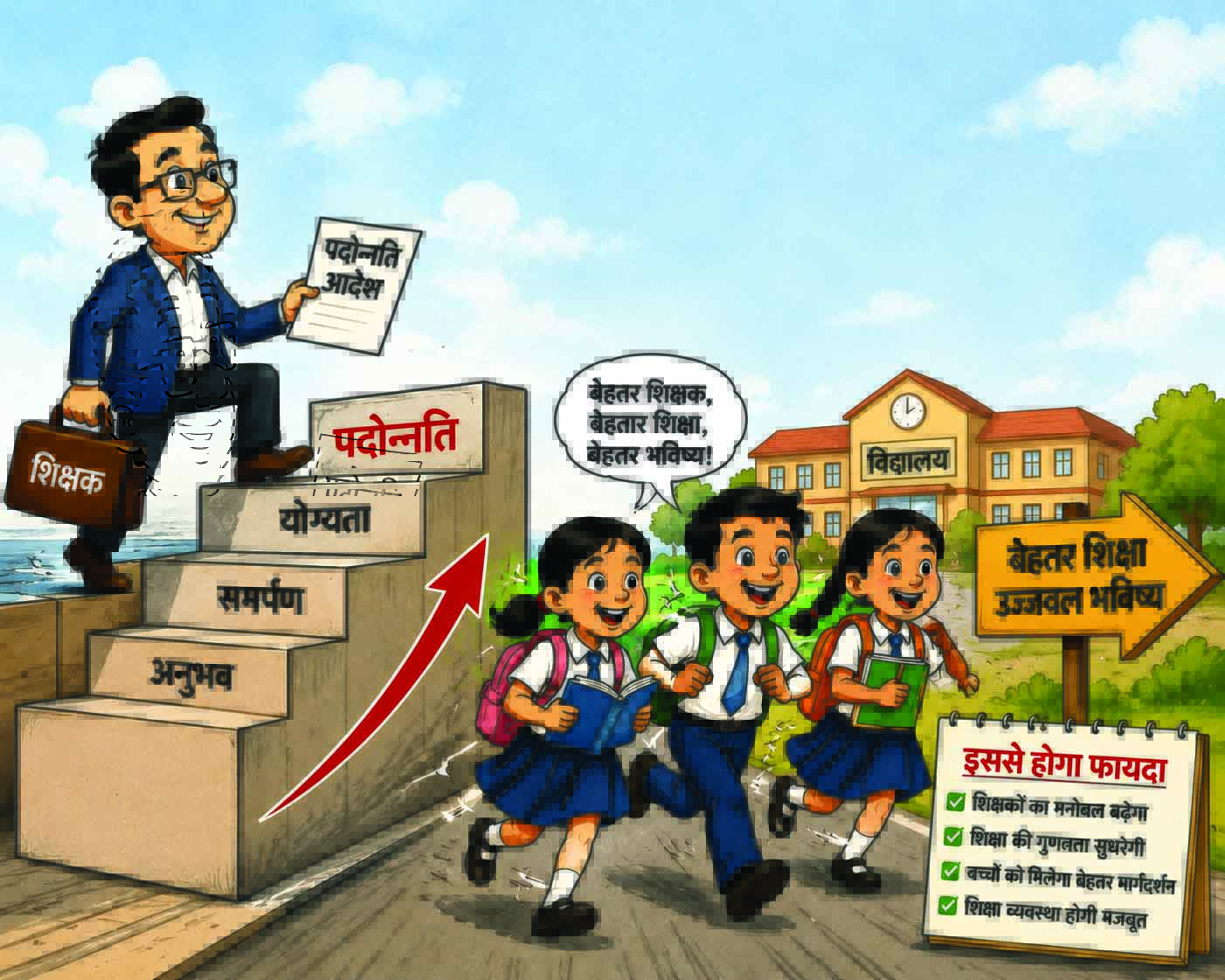 25,000 third-grade teachers to become senior teachers after six years ...