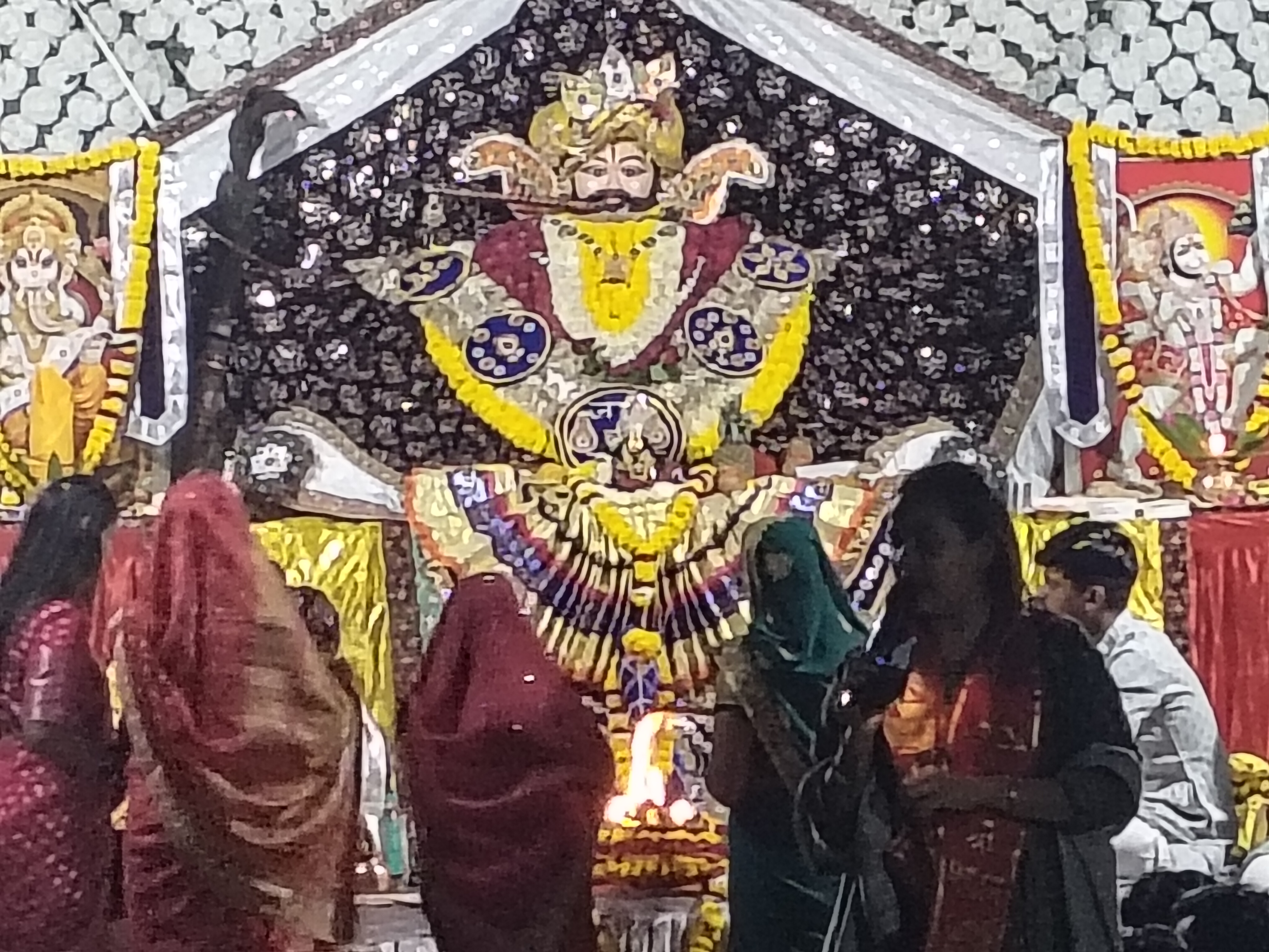 Fifty-six offerings, perfume showers, and late-night bhajans were ...