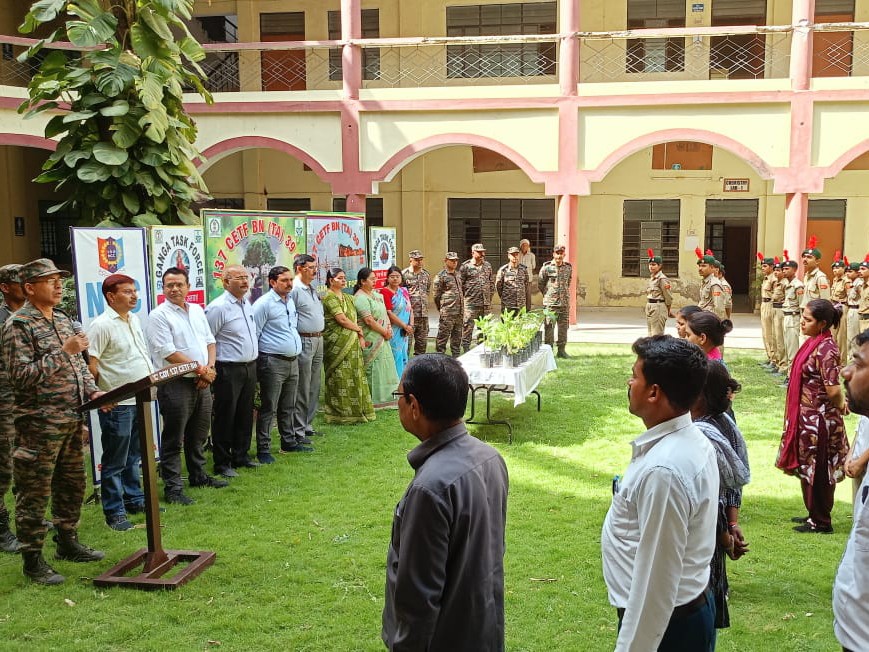 Rampur Students Tree Plantation: Environment Conservation Message by ...