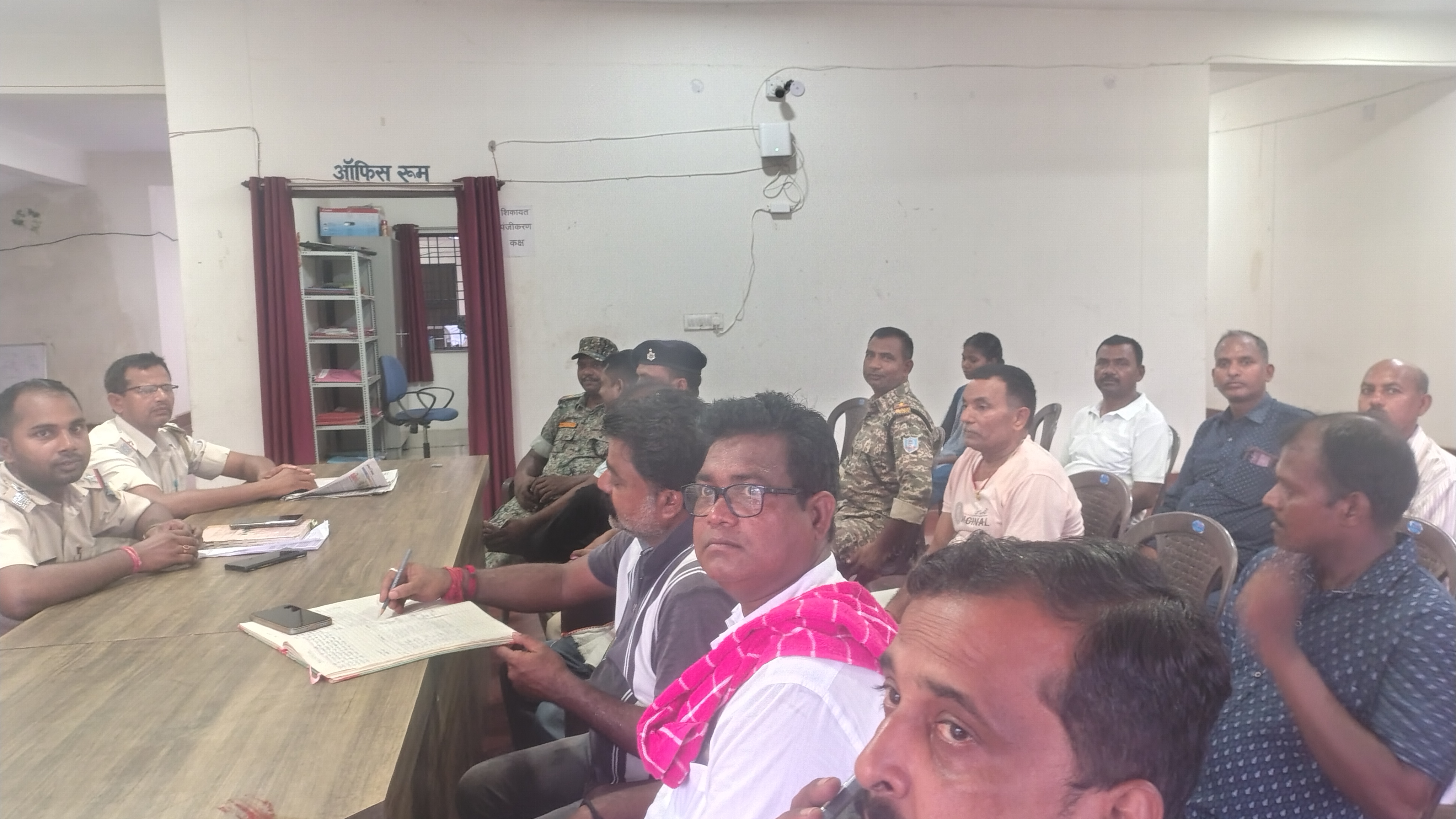 A committee meeting was held at Galudih police station to celebrate ...