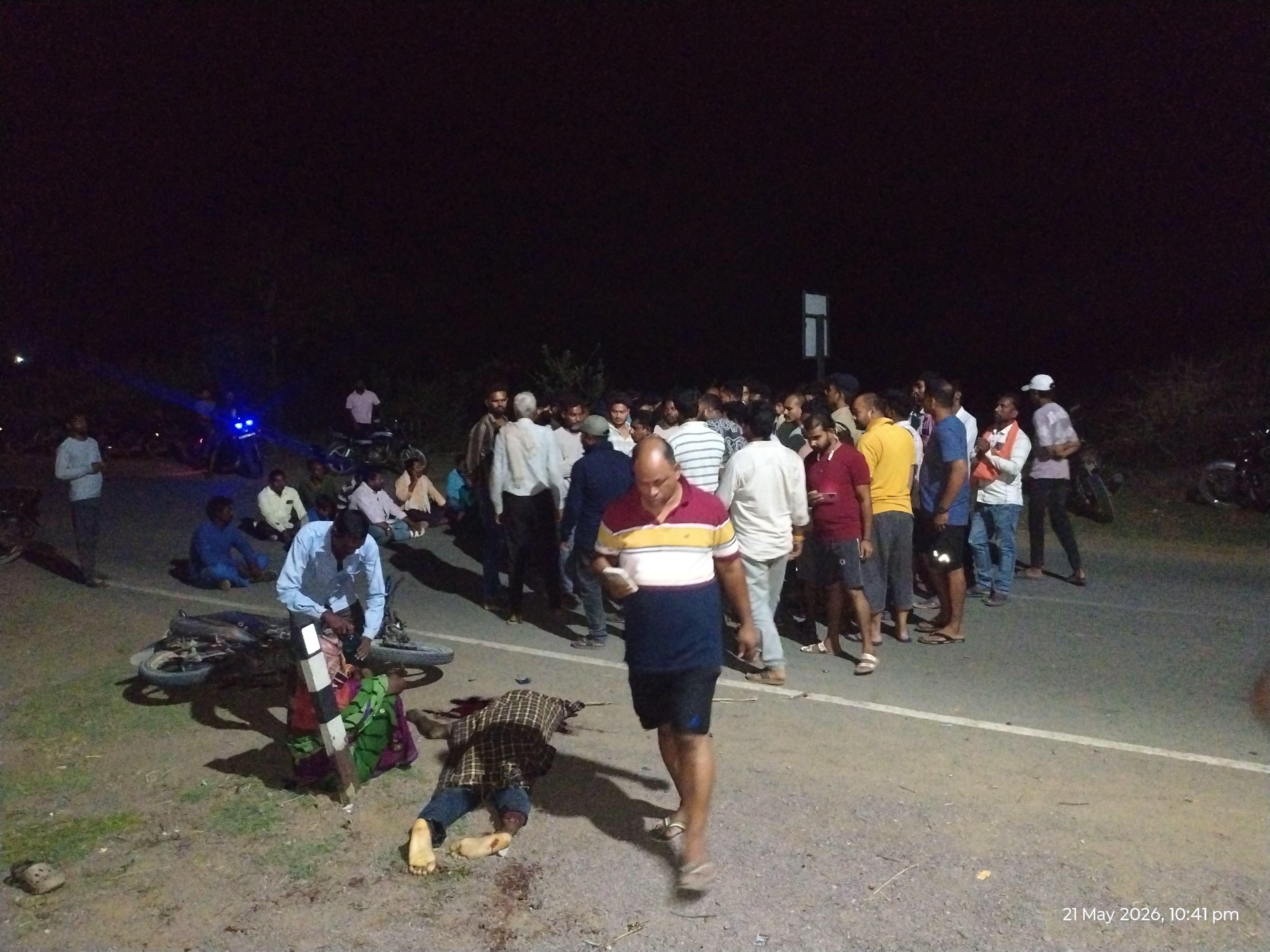 Bike riders fall after being hit by a tractor, 1 youth dies