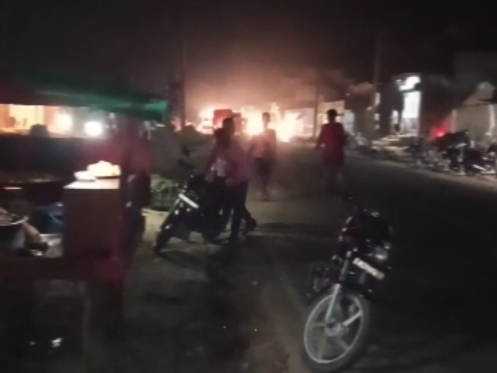 Ayodhya Maya Bazaar Accident | Tractor-Trolley Hits Bike, Two Injured
