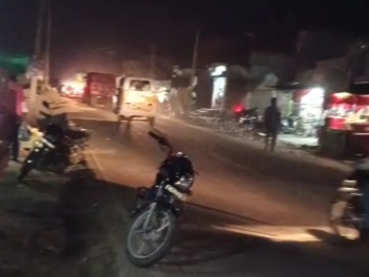 Ayodhya Maya Bazaar Accident | Tractor-Trolley Hits Bike, Two Injured