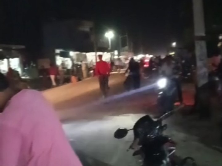 Ayodhya Maya Bazaar Accident | Tractor-Trolley Hits Bike, Two Injured