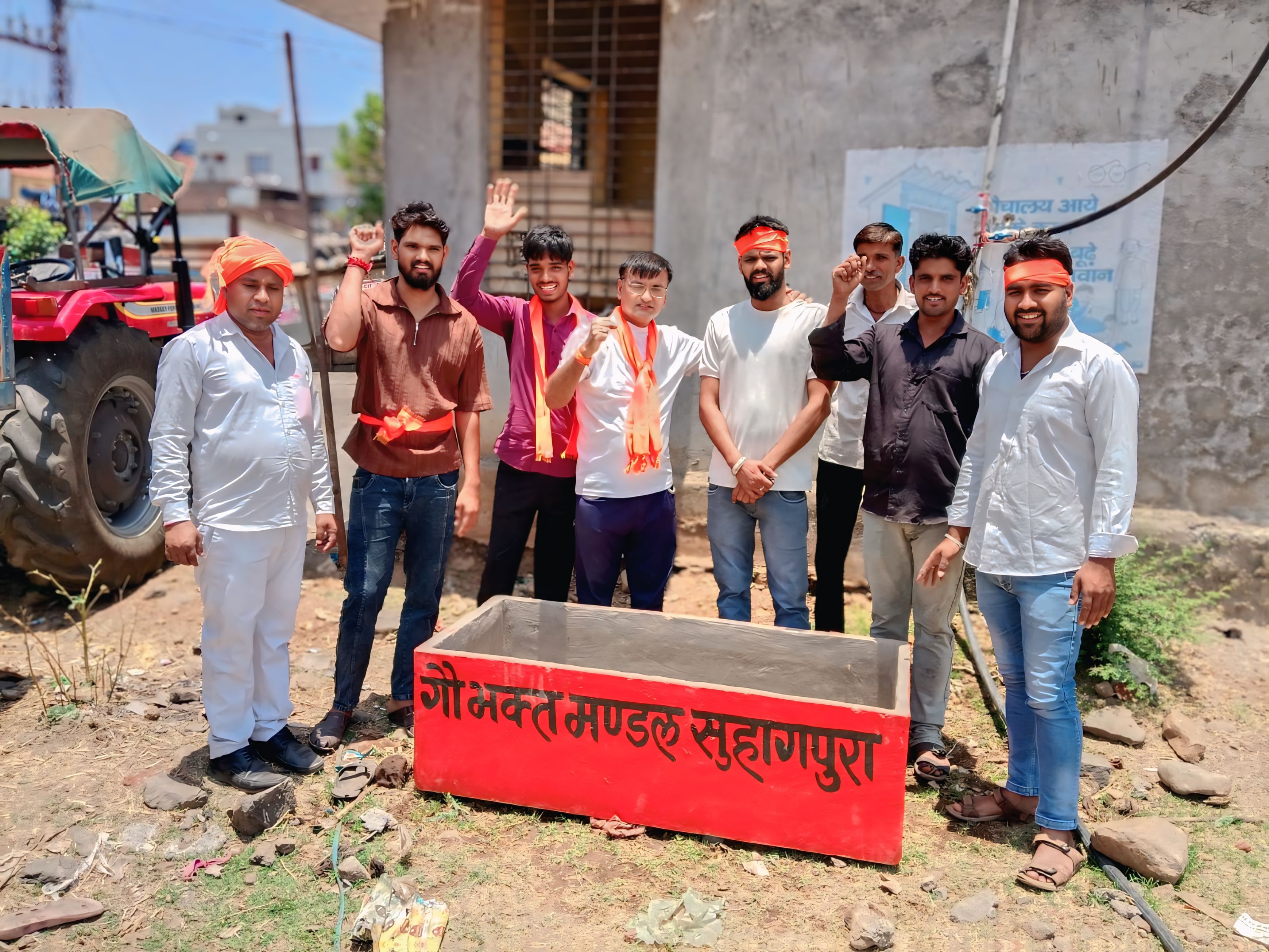 11 500 litre tanks were installed in Suhagpura.