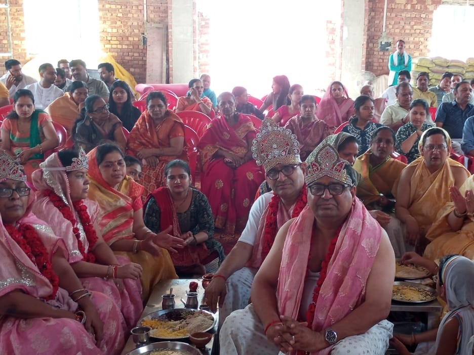 Pandushila Tirth Sardhana | Vedis Shilanyas | Munishri Nishchit Sagar ...