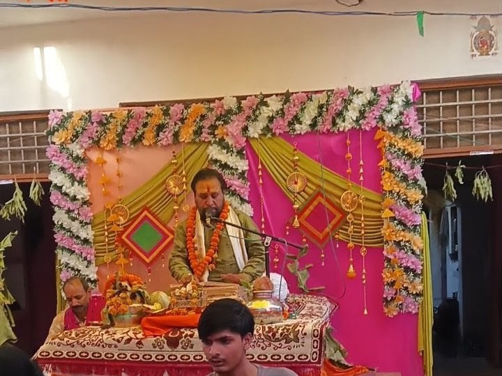 Jaluan Chadurra Bhagwat Katha Concludes With Grand Bhandara; Sadhus ...