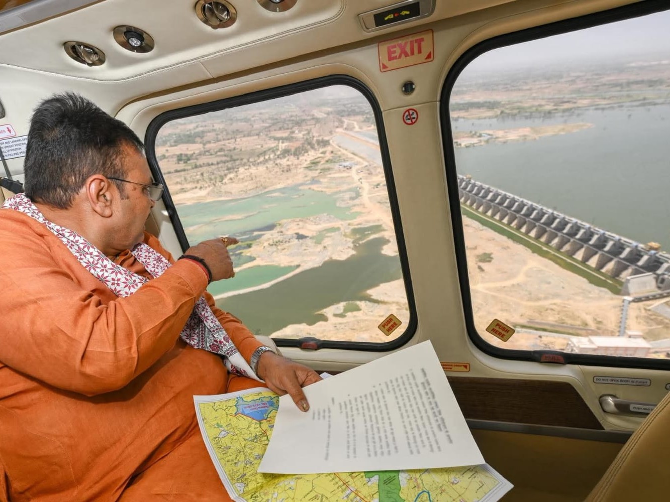 CM Bhajanlal Sharma Inspects Eadsarda Dam, Reviews Water Projects