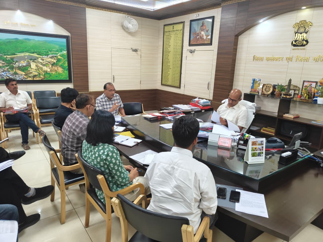 Boondi Collector Orders Illegal Road Cuts Closed, Stray Animals to Gaushala