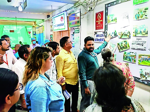 The team evaluated the hospital's basic health services and patient ...