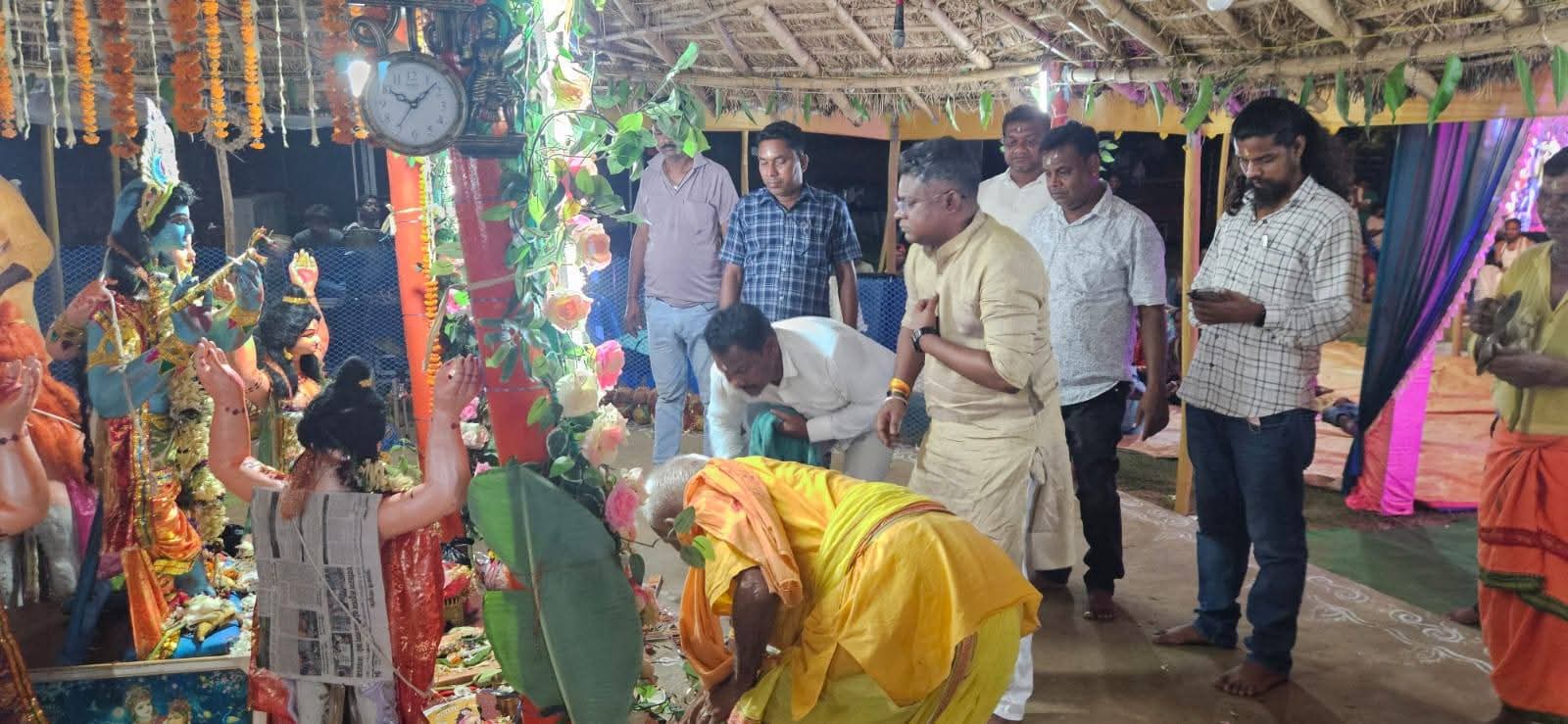 Grand conclusion of the eighth prahar Shri Radha-Krishna couple name ...